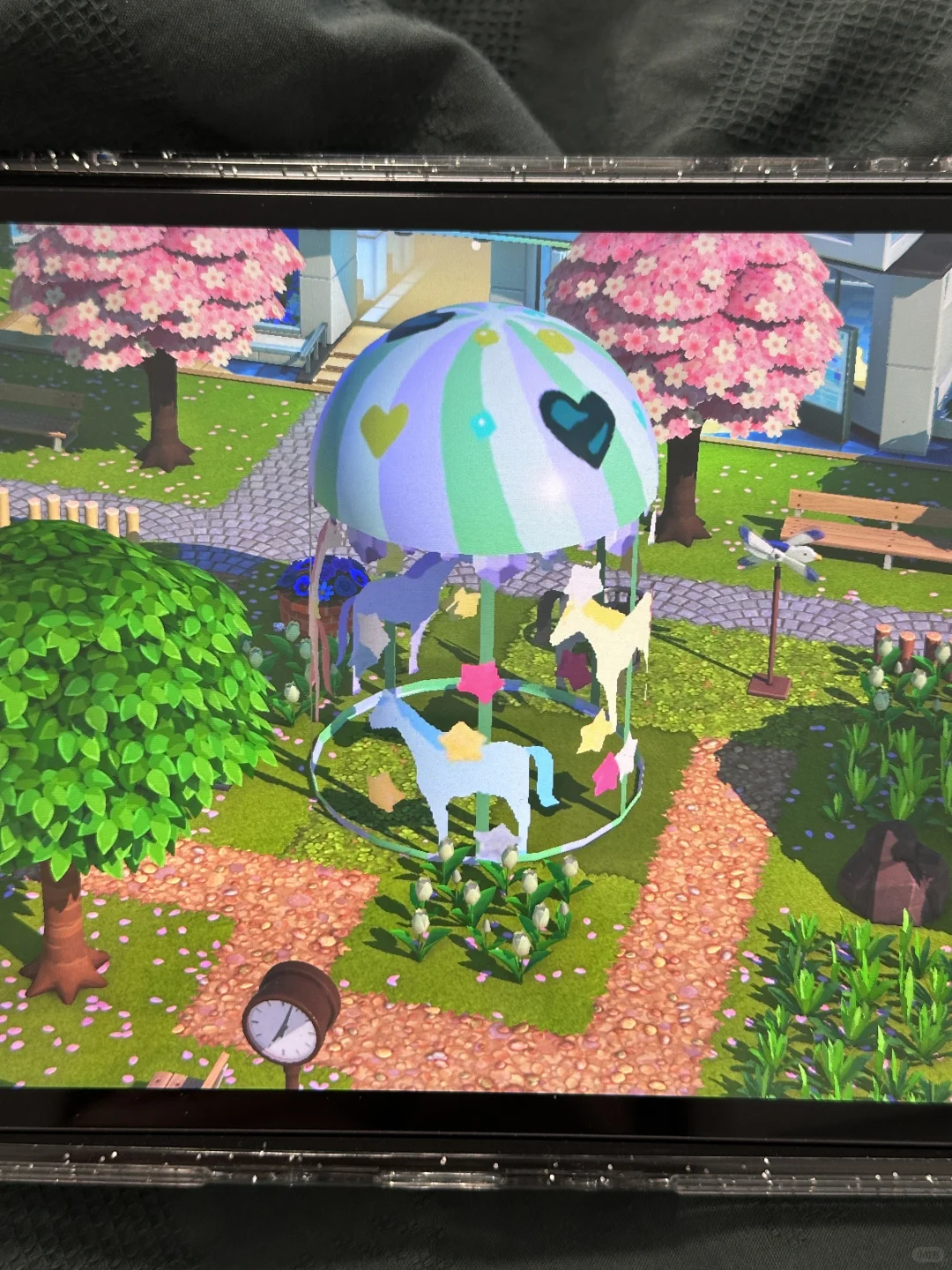 Easy Tomodachi Life Merry-Go-Round Pattern 🩵🦄 | Tomodachi Life Patterns ...