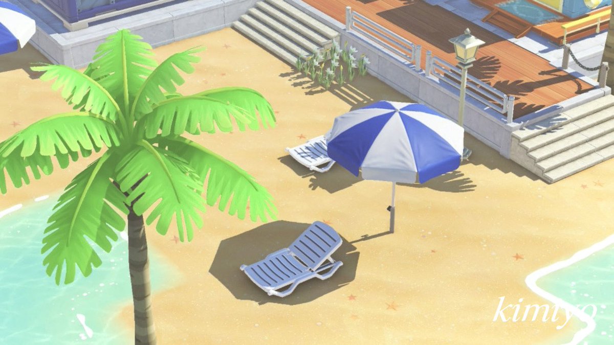 Quiet Seaside Villas Island Build | Tomodachi Life Patterns Archive